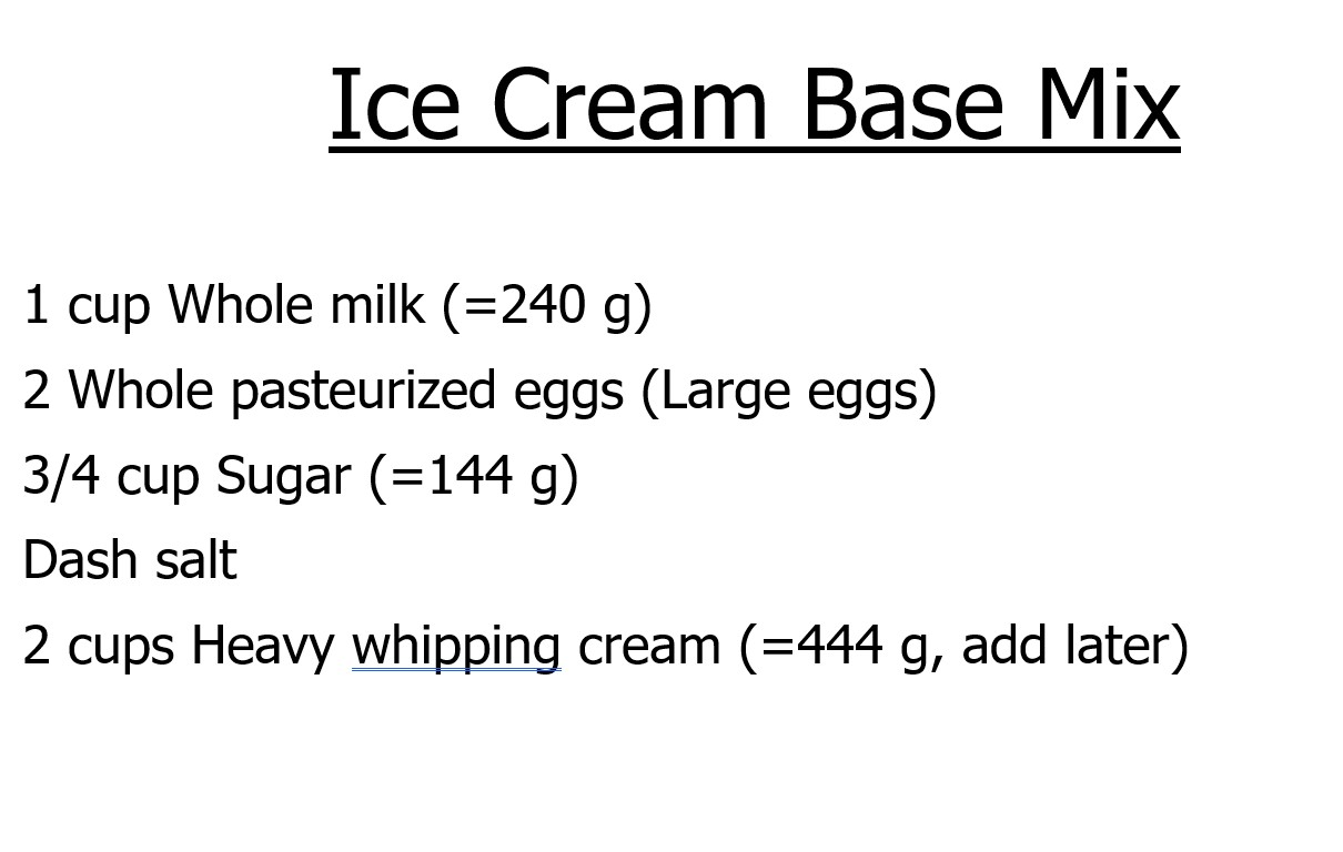 ice Cream Base Mixes - Bob's Ice Cream Lab